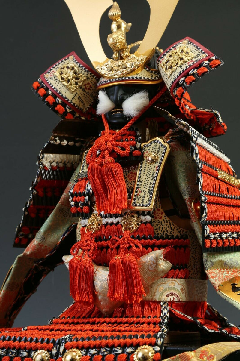 Japanese Vintage Beautiful Samurai Figure Doll -Tadayasu Product- Tsus ...
